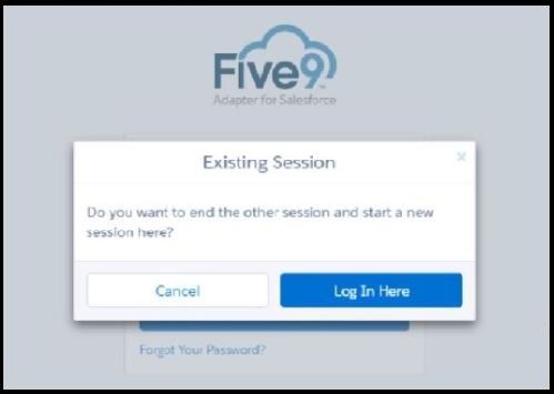 Plus Applications | Error: "The user has active session. Force Logout ...