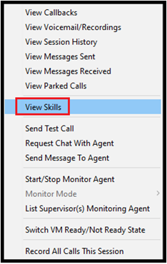 Supervisor | Add/Remove/View User Skill