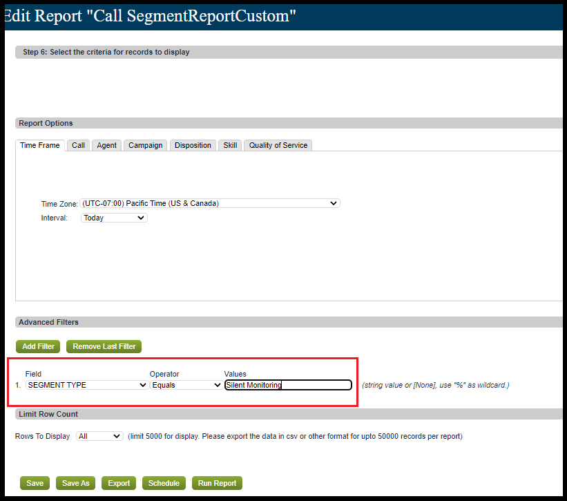 Reporting | How to run a report for Silent Monitoring
