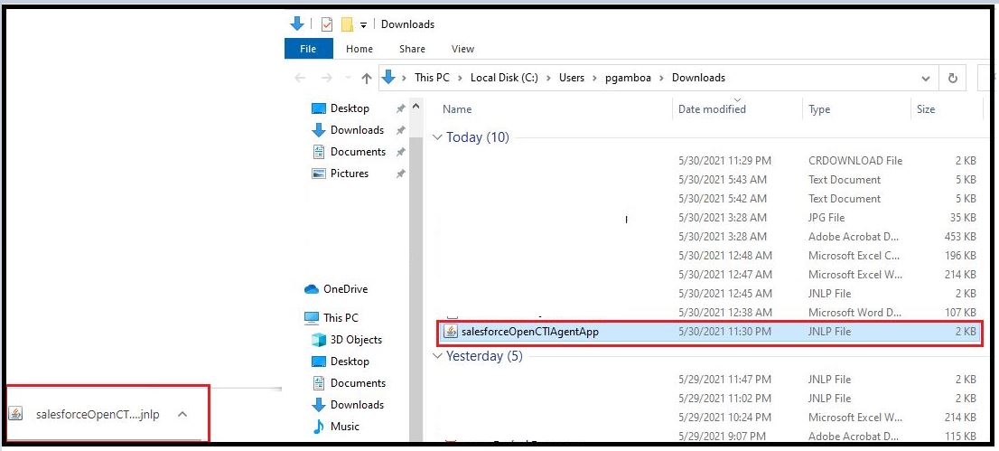 Salesforce OpenCTI | Error when Launching the Open CTI Adapter in ...