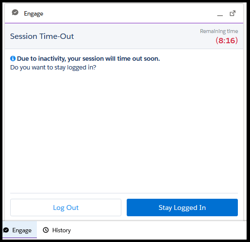 Salesforce OpenCTI | Session Expiration Behavior