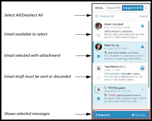 Digital Engagement | Processing Email Interactions from the Agent ...