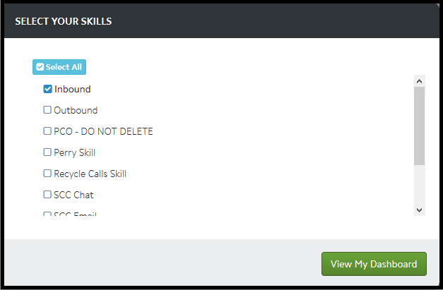 VCC | Allowing Users to Manage Availability by Skill