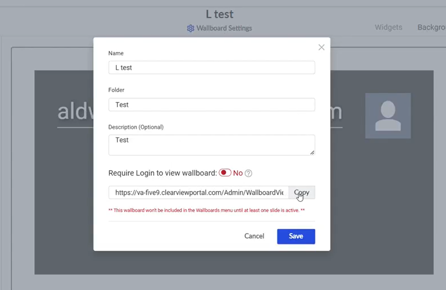 Performance Dashboard | How to Configure a Wallboard