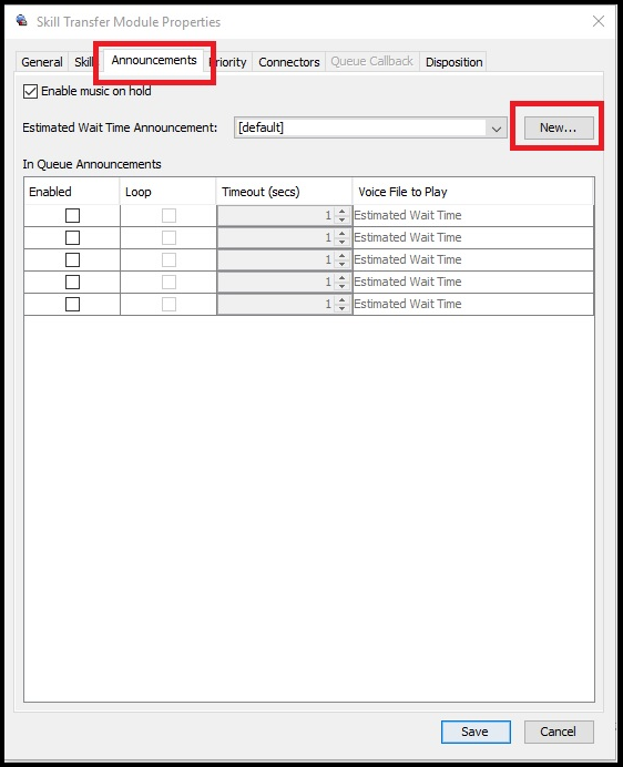 Administrator | Setting a Custom Estimated Wait Time (EWT) Prompts