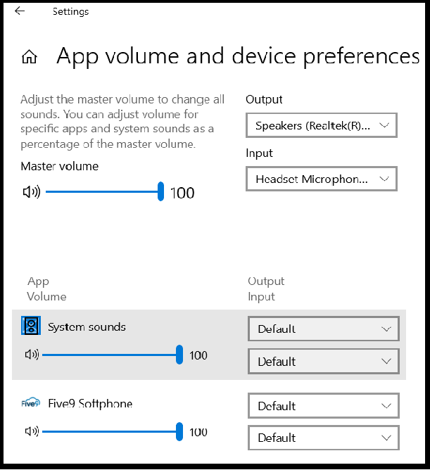 Plus Applications | Low Audio Volume when Using the Agent Application
