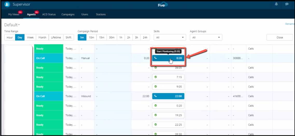 Supervisor Plus | Monitoring an Agent