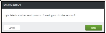 Plus Applications | Error: "Existing Session. Do you want to end the ...