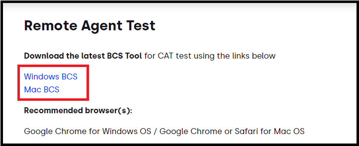 Network | Remote Agent Connectivity Test