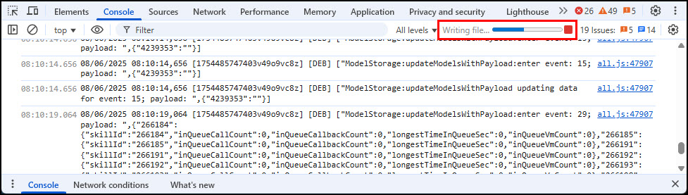 Plus Applications | How to collect Console, Network, and Browser Logs ...