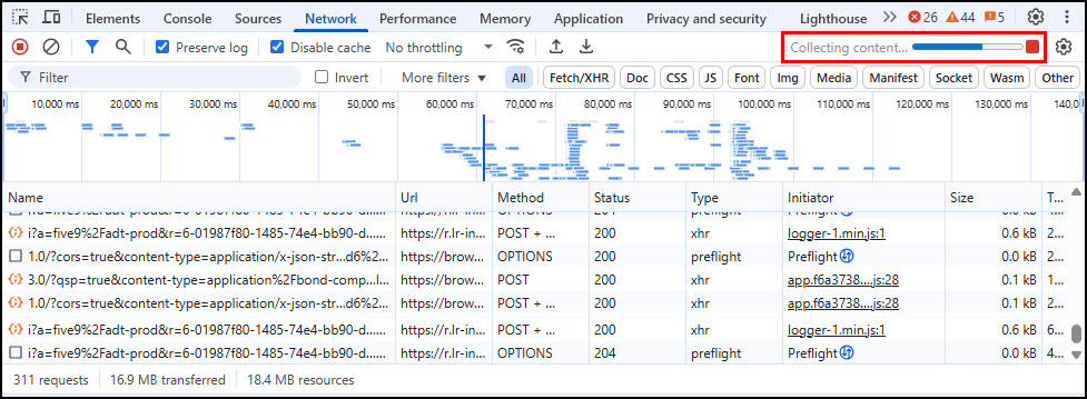 Plus Applications | How to collect Console, Network, and Browser Logs ...